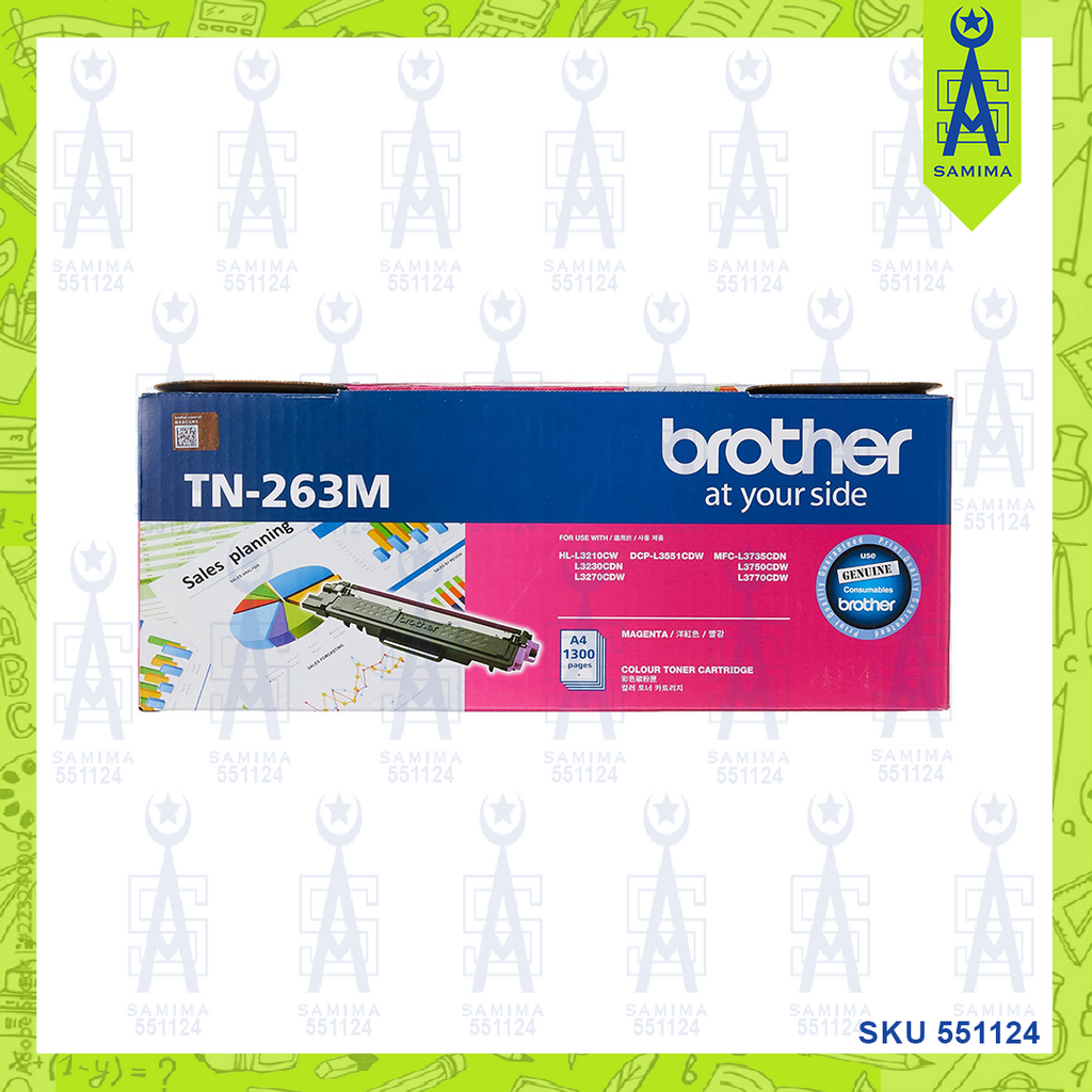 BROTHER TN-263 MEGENTA TONER CARTRIDGE – Samima