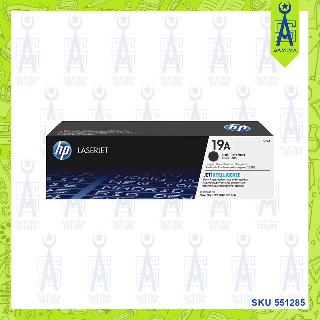 HP 19A LASERJET TONER CARTRIDGE CF219A – Samima