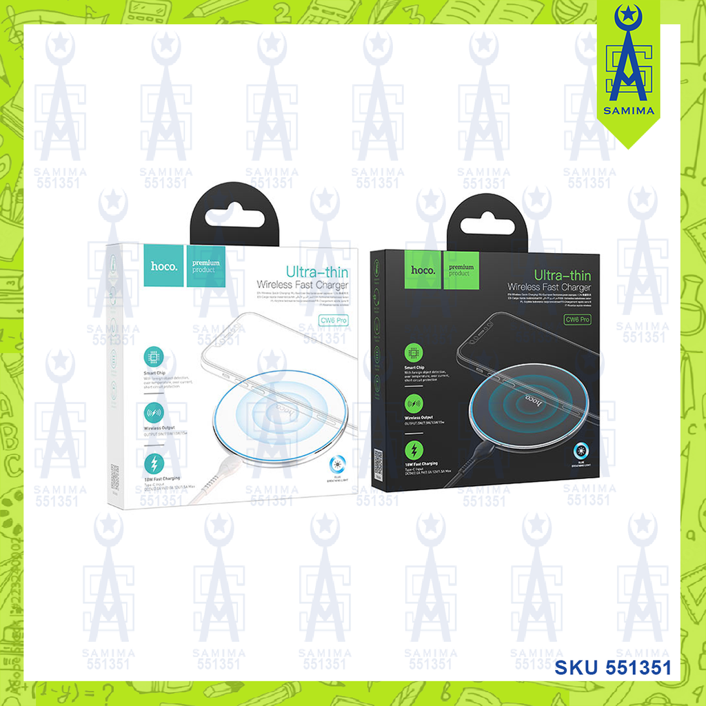 HOCO CW6 PRO EASY 15W WIRELESS FAST CHARGER – Samima