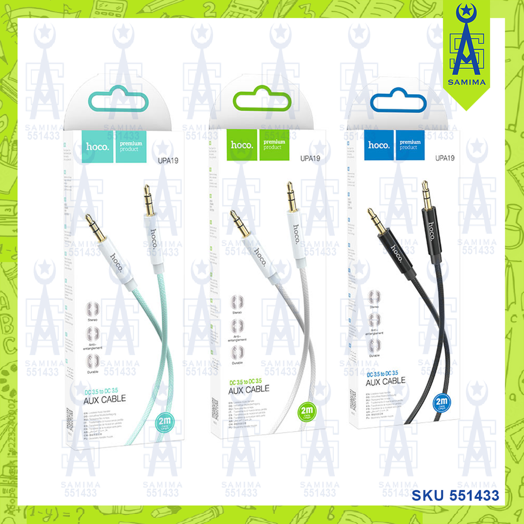 HOCO UPA19 AUX AUDIO CABLE (L=2M) – Samima