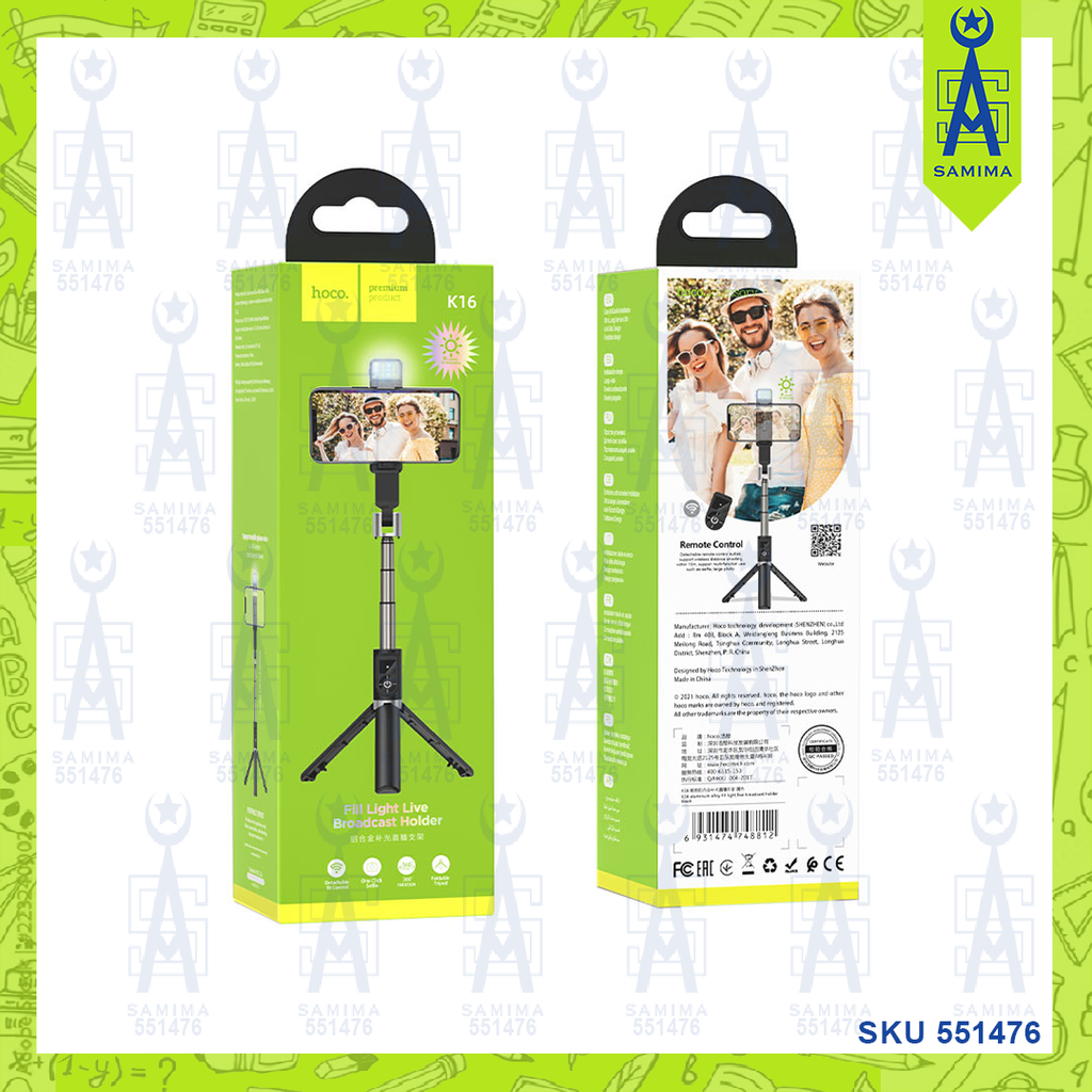 HOCO K16 AI ALLOY FILL LIGHT LIVE BROADCAST HOLDER – Samima