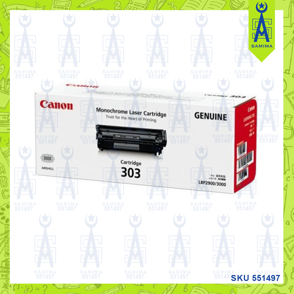 CANON 303 BLACK CARTRIDGE TONER – Samima