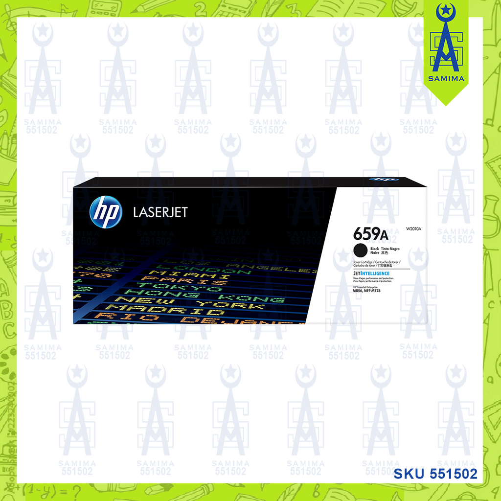 HP 659 BLACK TONER CARTRIDGE W2010A – Samima