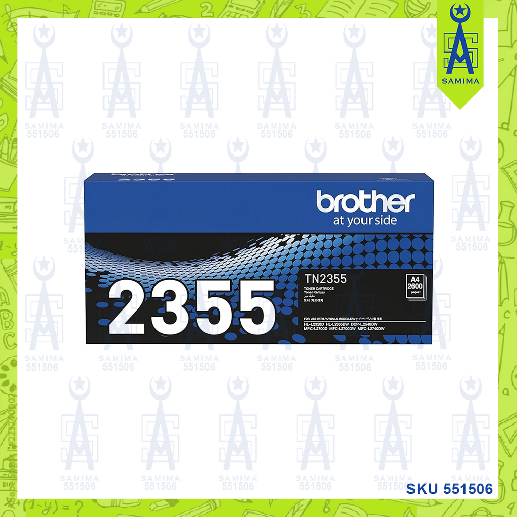 BROTHER TN-2355 BLACK TONER CARTRIDGE – Samima