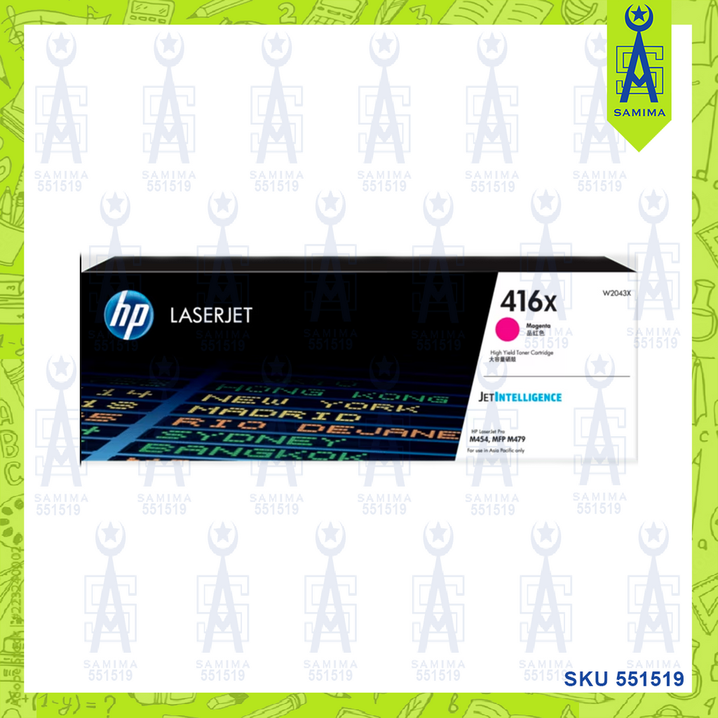 HP 416X MEGENTA TONER CARTRIDGE W2042X – Samima