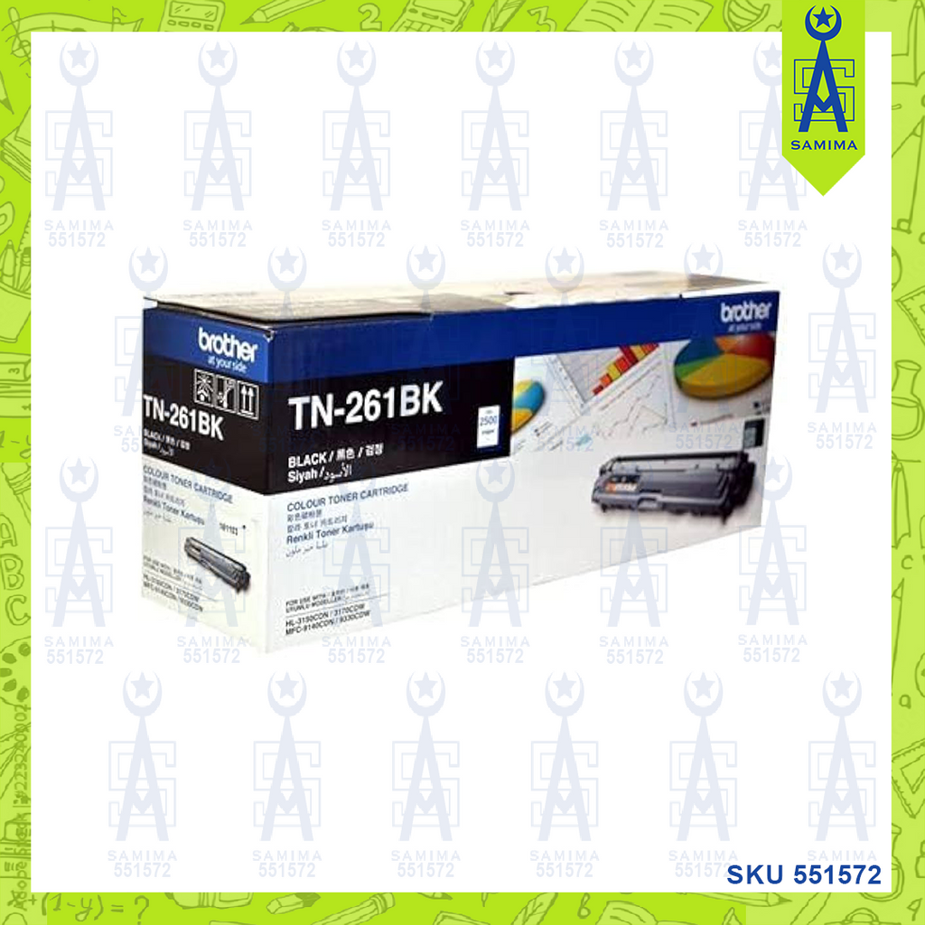 BROTHER TN 261 BLACK TONER – Samima