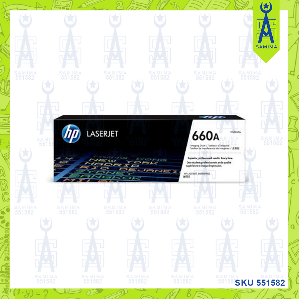 HP 660A BLACK LASERJET TONER CARTRIDGE W2004A – Samima