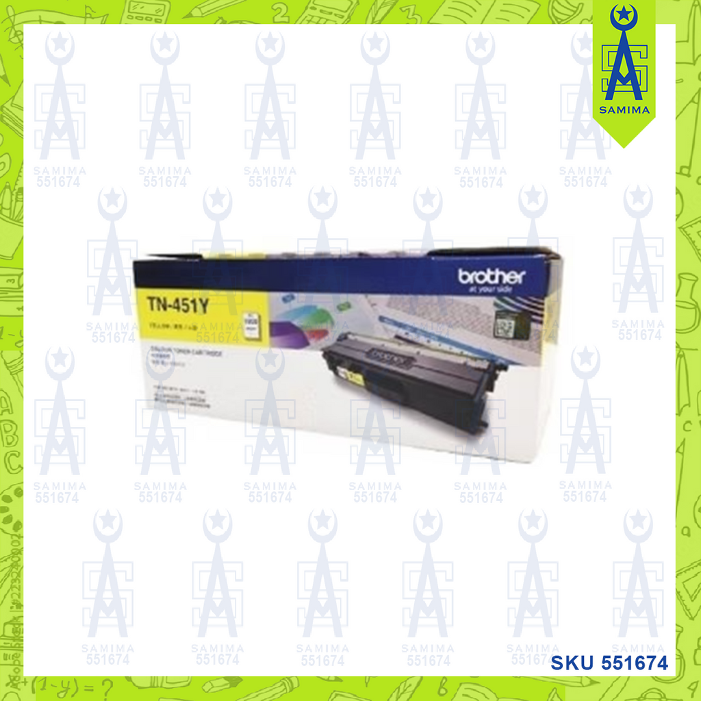 BROTHER TN451 YELLOW CARTRIDGE TONER – Samima