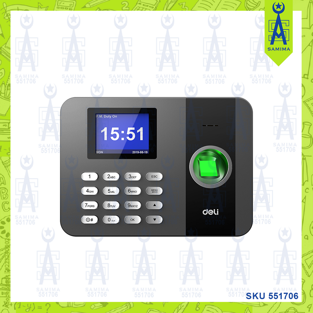 DELI S151 FINGERPRINT ATTENDANCE MACHINE – Samima