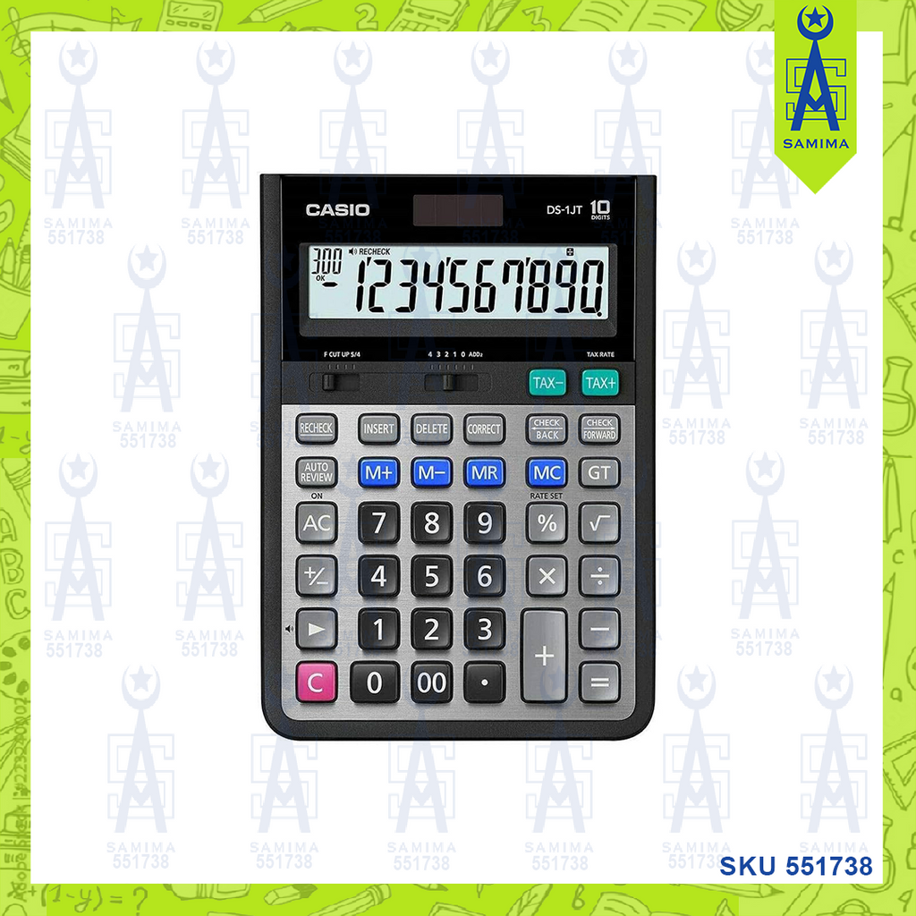 CASIO DS-1JT 10 DIGIT HEAVY DUTY CHECK & CORRECT – Samima