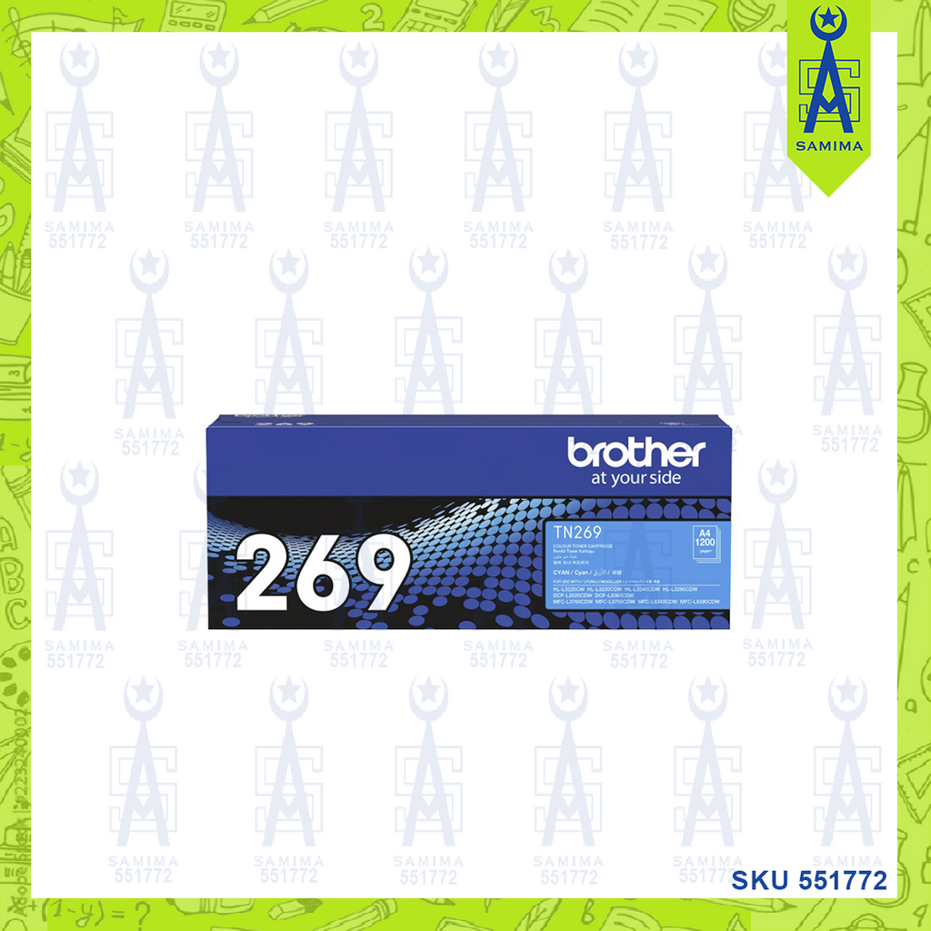 BROTHER TN 269 CYAN TONER CARTRIDGE – Samima
