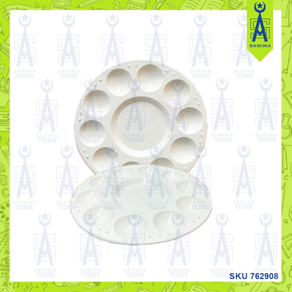 NISO WATER COLOUR ROUND PALLET (10 + 1) 1'S – Samima