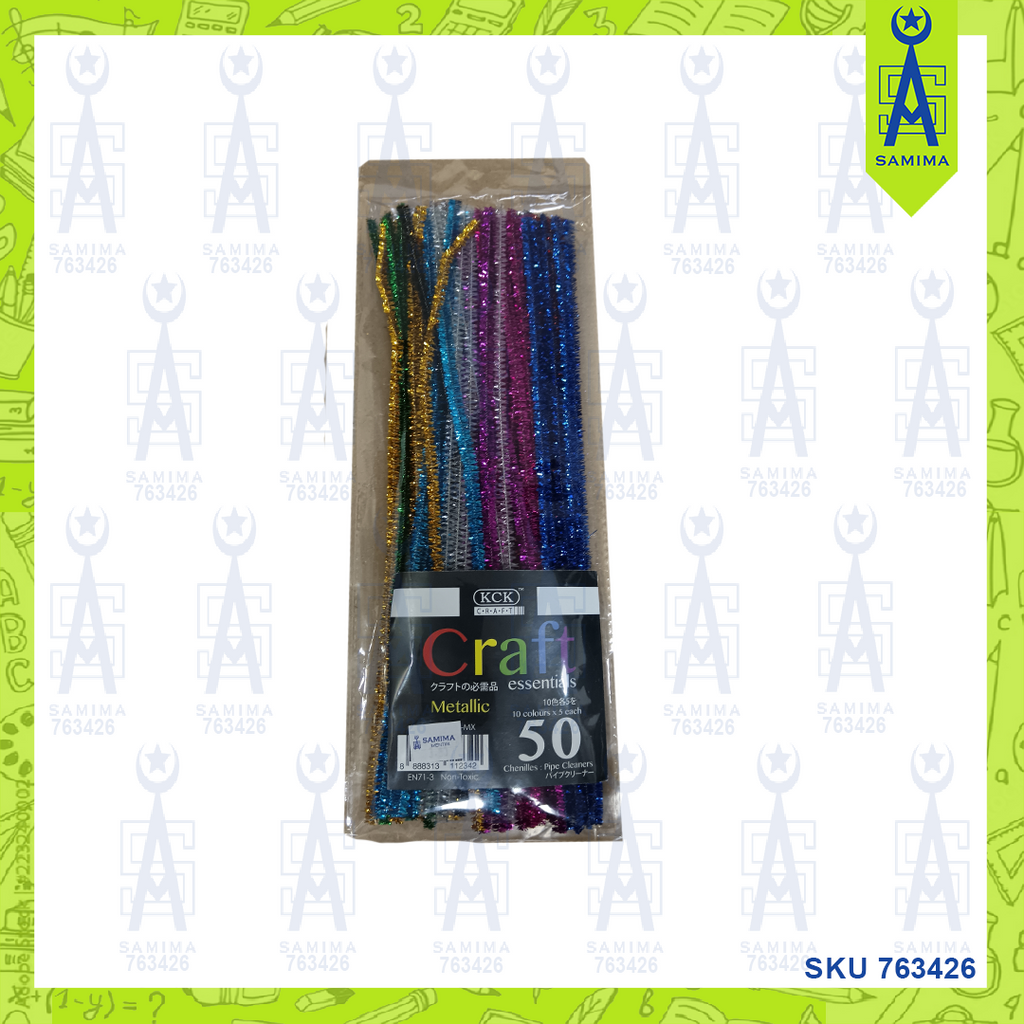 KCK 6030 FILAMENT TIE (PIPE CLEANER) 50'S METALIC – Samima