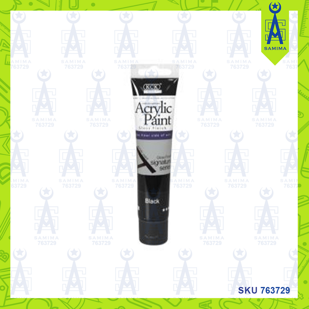 KCK PRO 7075-010 ACRYLIC PAINT 75ML BLACK – Samima