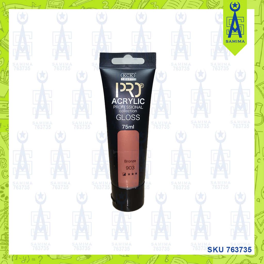 KCK PRO 7075-903 ACRYLIC PAINT 75ML BRONZE – Samima