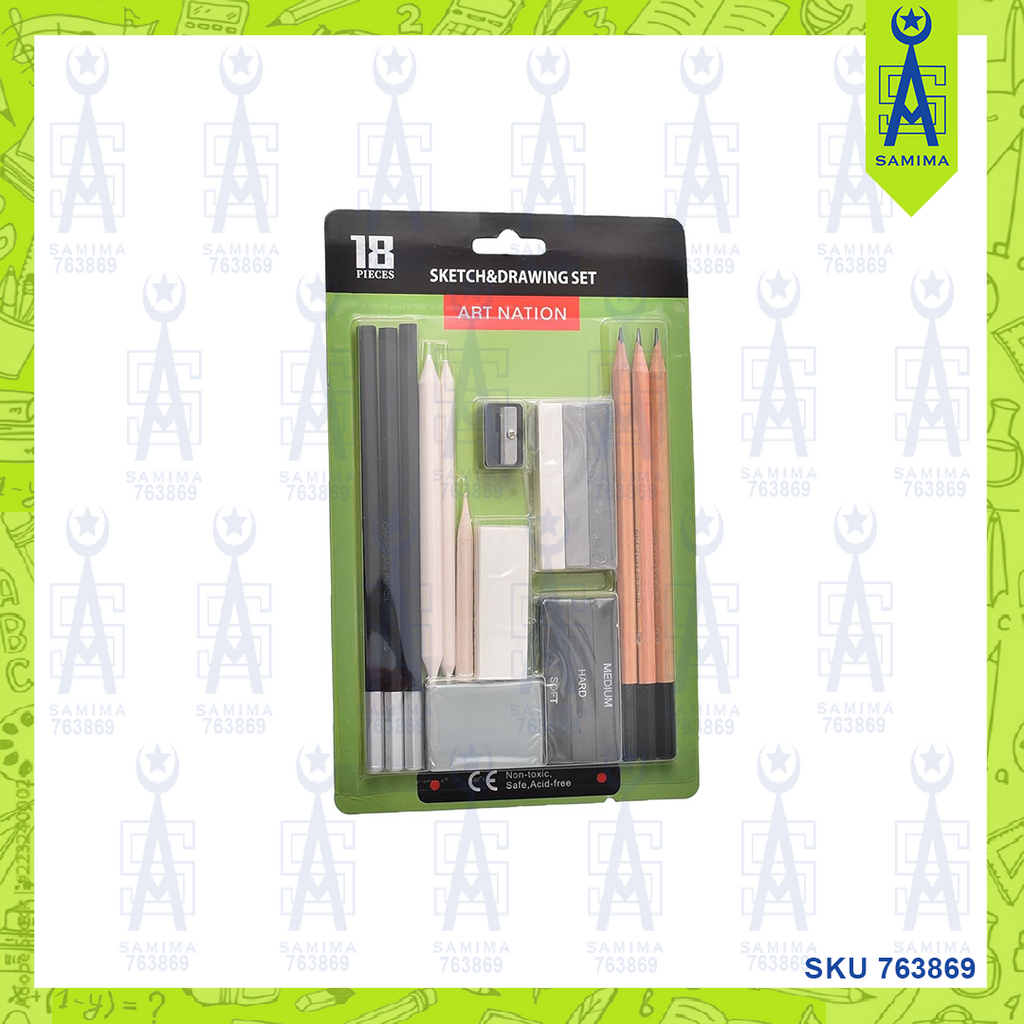 ART NATION SKD 18 SKETCH & DRAWING SET – Samima