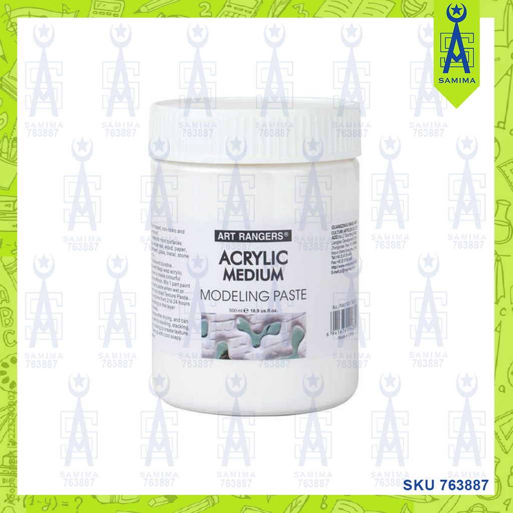 ART RANGERS ACRYLIC COLOUR MODELING PASTE 500ML – Samima