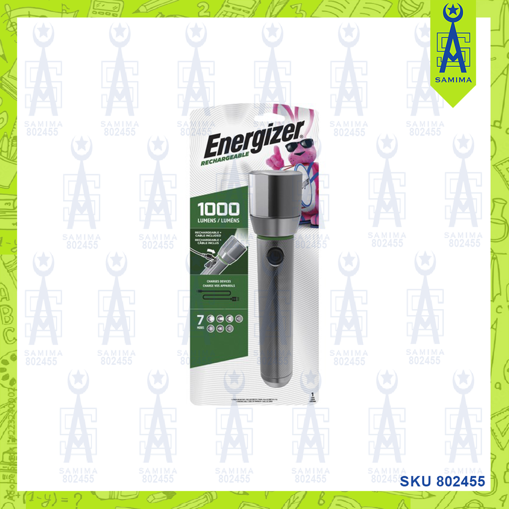 ENERGIZER LIGHT 1000 LUMENS RECHARGABLE – Samima