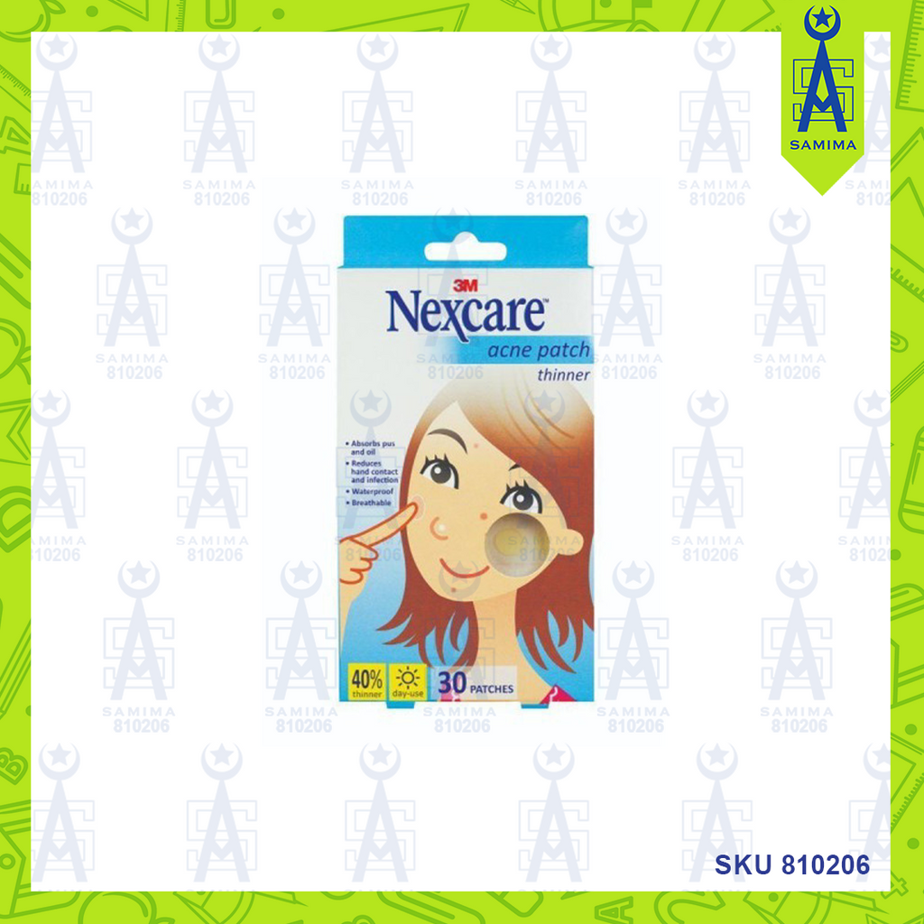 3M NEXCARE ACNE PATCH THINNER 30 PATCHES – Samima