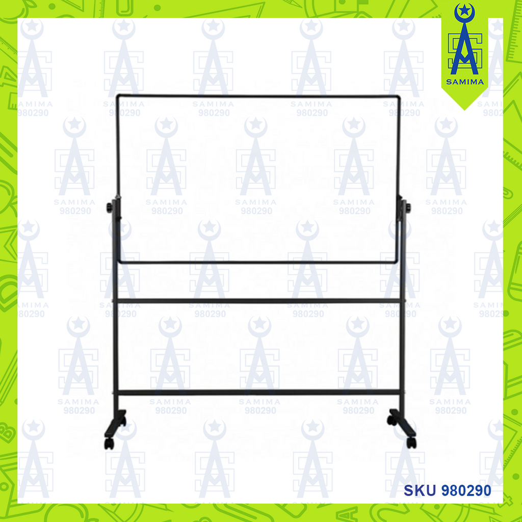 DELI 7883 DOUBLE SIDE WHITEBOARD W/ STAND 3 X 5' – Samima