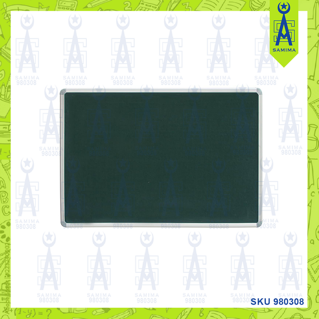 WB MAGNETIC GREEN BOARD 90 X 120CM 3' X 4' – Samima