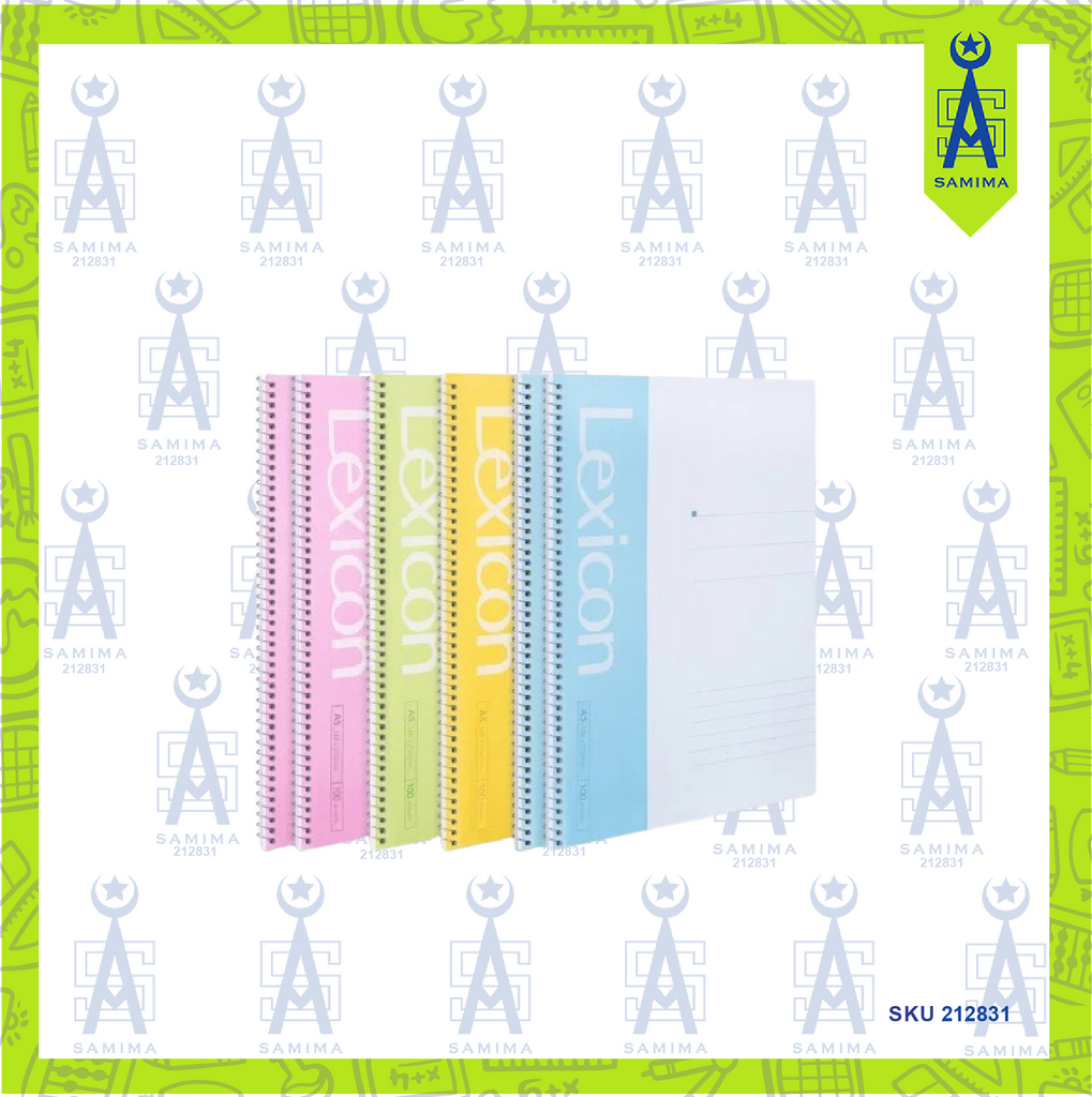 DELI 7664 LEXICON OFFICE SOFT COVER NOTEBOOK B5 – Samima