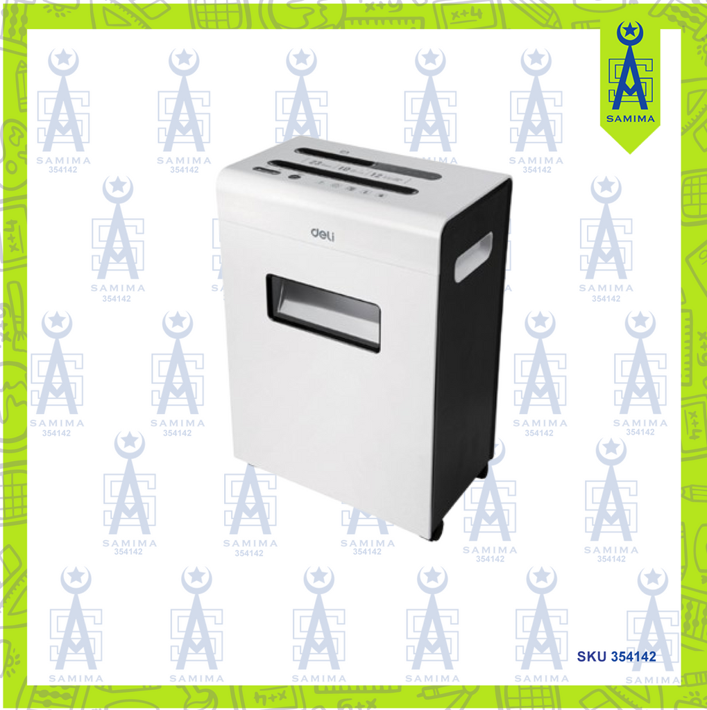 DELI 9903 HEAVY DUTY PAPER SHREDDER CAP 12 SHEETS – Samima