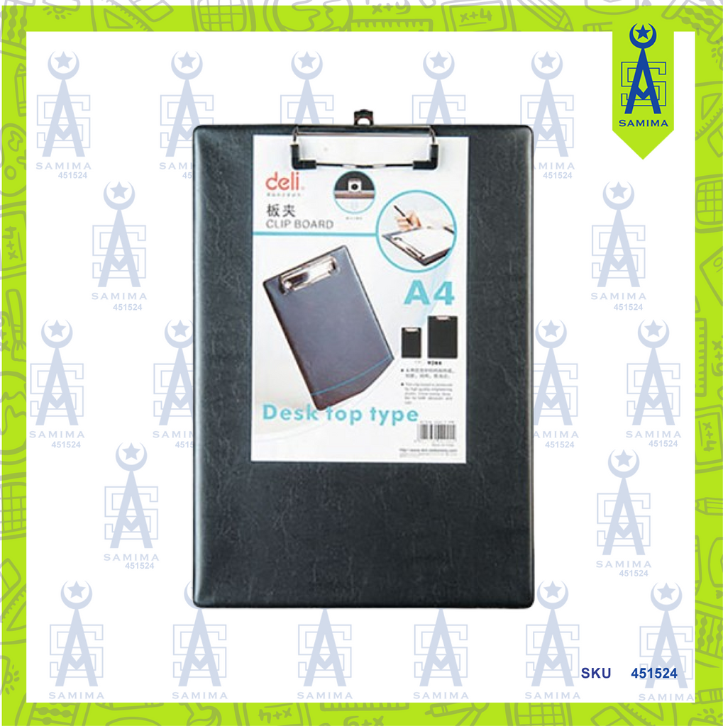 DELI 9244 START PVC CLIP BOARD A4 – Samima