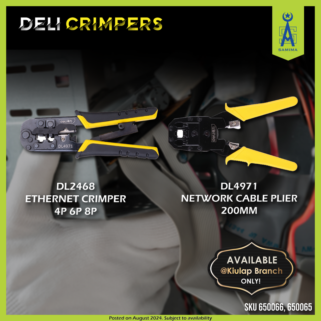 DELI DL4971 NETWORK CABLE PLIER 200MM – Samima