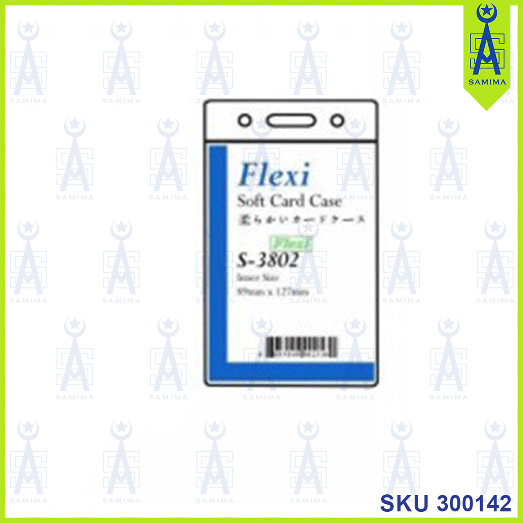 FLEXI NAME CARD TAG S-3802 89X127MM – Samima