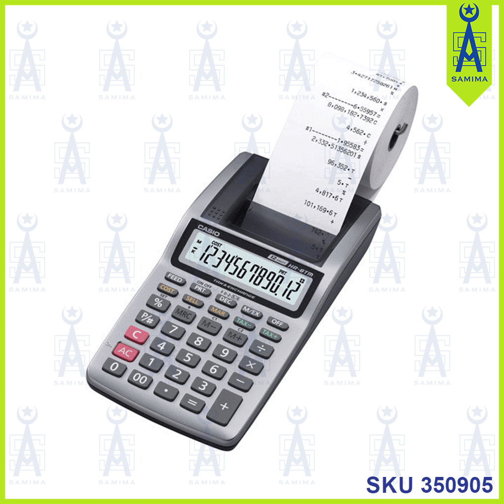 CASIO CALCULATOR PORTABLE PRINTER(HR-8TM) – Samima