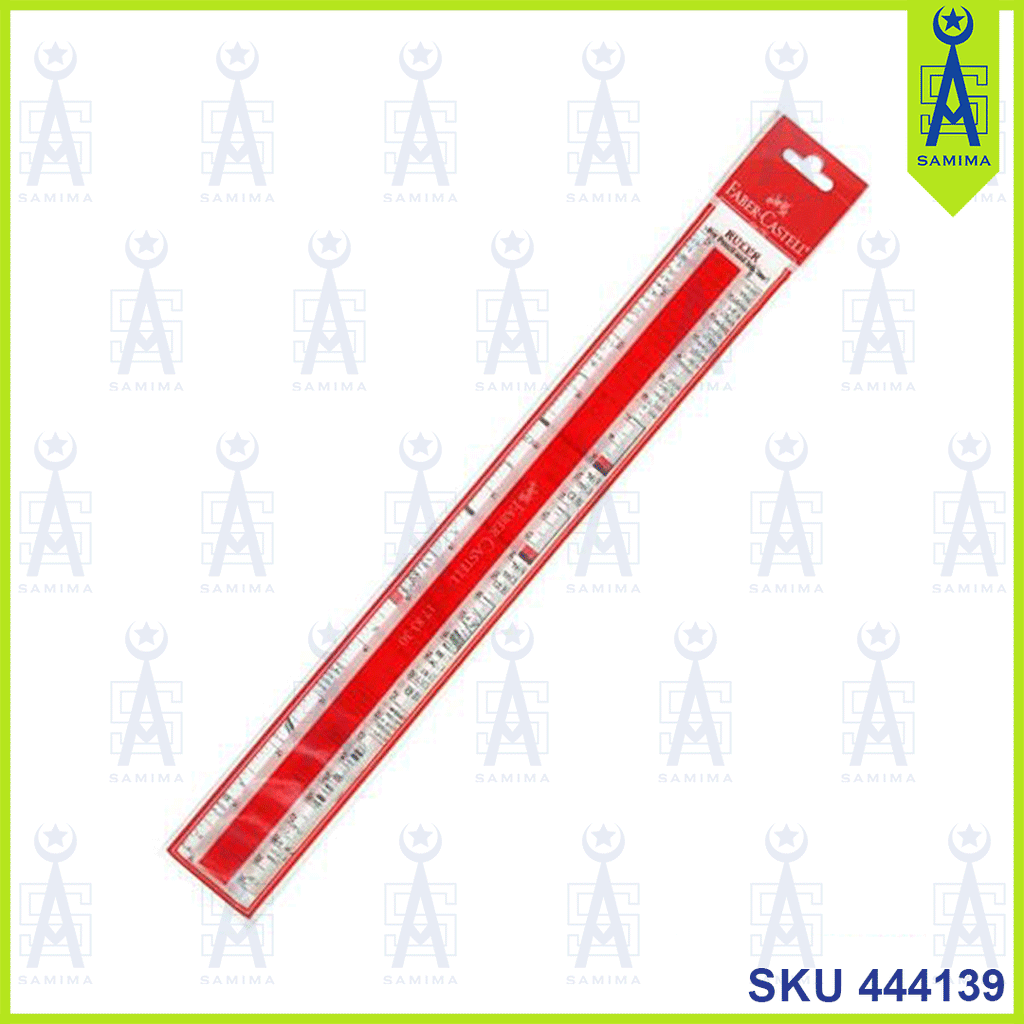 FABER CASTELL RULER 30CM 178330 – Samima