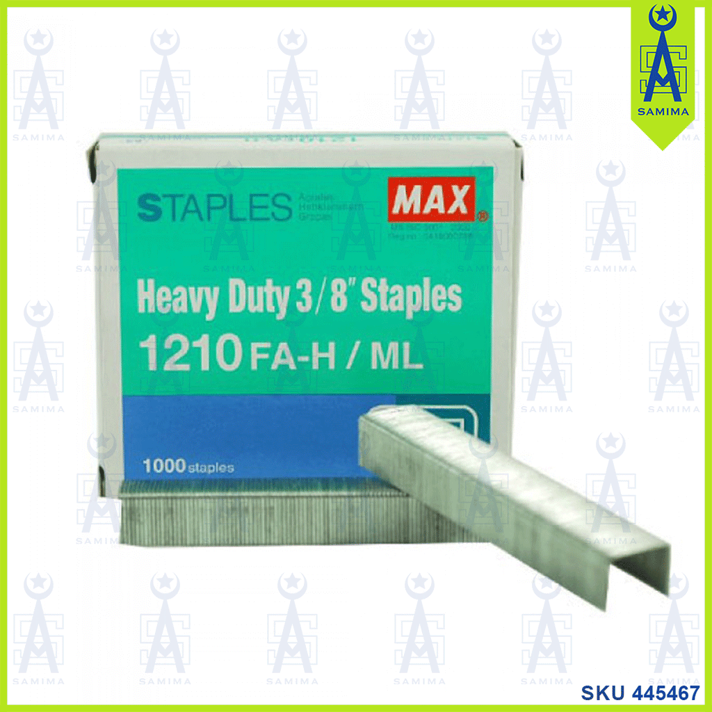 MAX HEAVY DUTY 3/8 STAPLES 1210 FA-H/ML – Samima