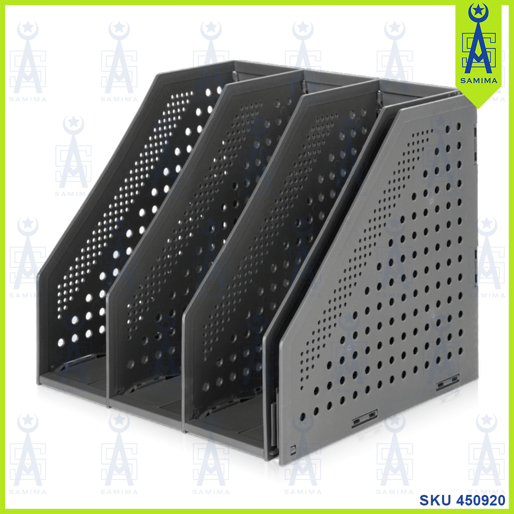DELI 78996 FOLDABLE MAGAZINE HOLDER 4 DIVIDER A4 – Samima