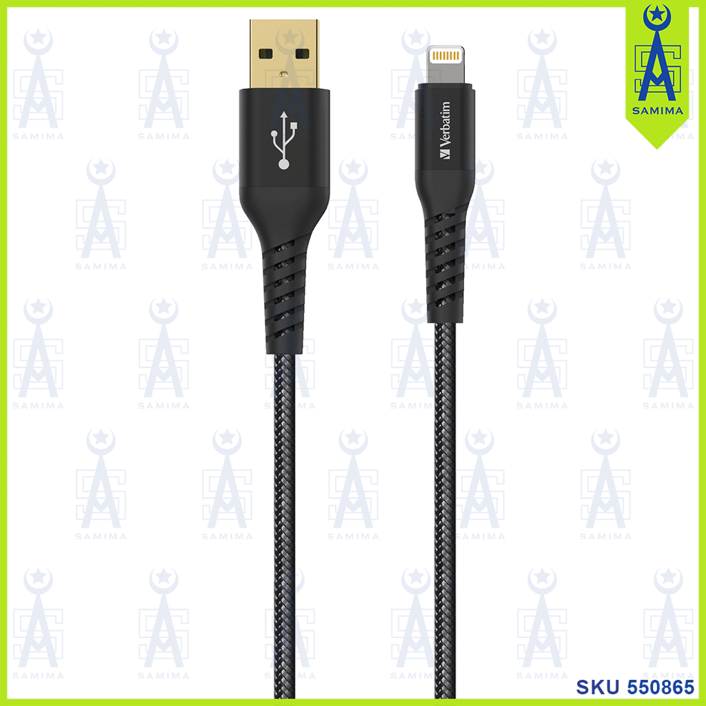 VERBATIM TOUGHMAX LIGHTNING CABLE 120CM 65857 – Samima