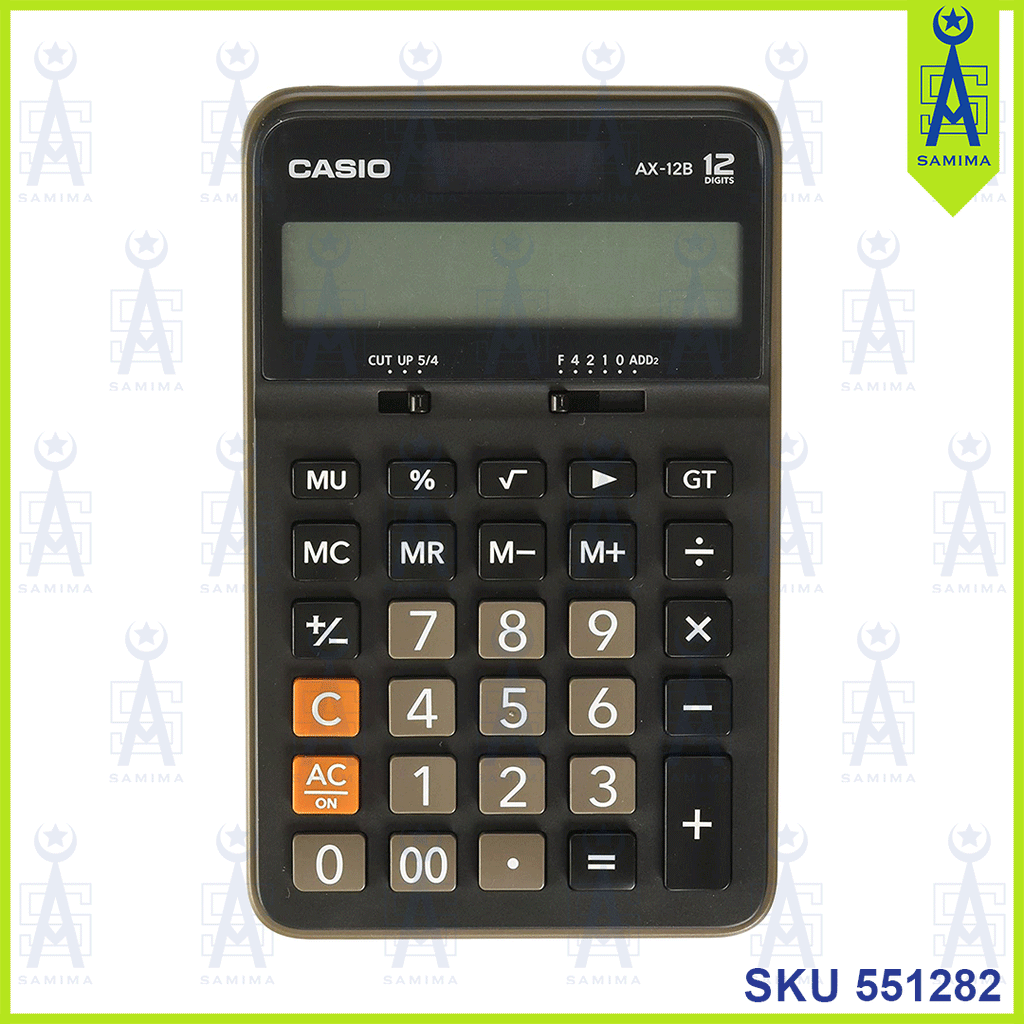 CASIO AX-12B CALCULATOR 12 DIGIT – Samima