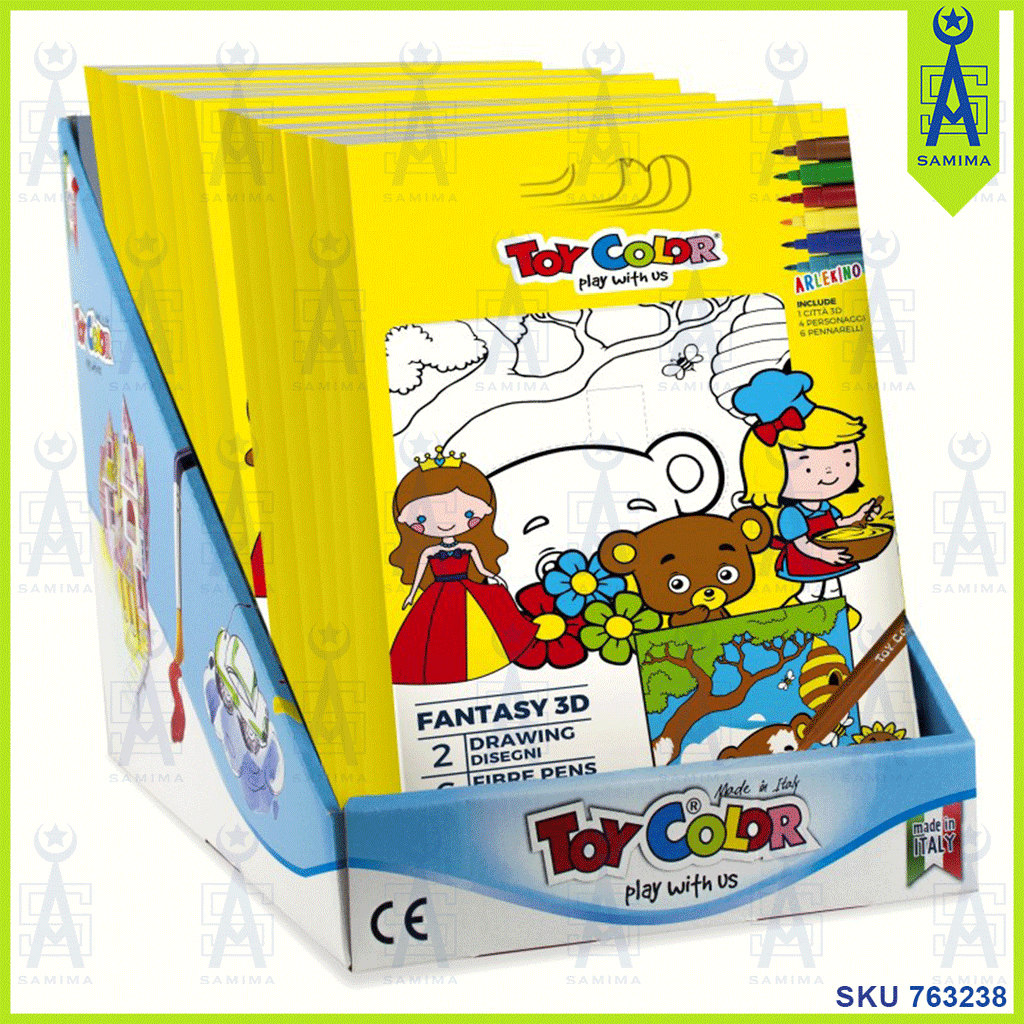 TOY COLOR DISPLAY 3D PRINCESSES 12'S – Samima