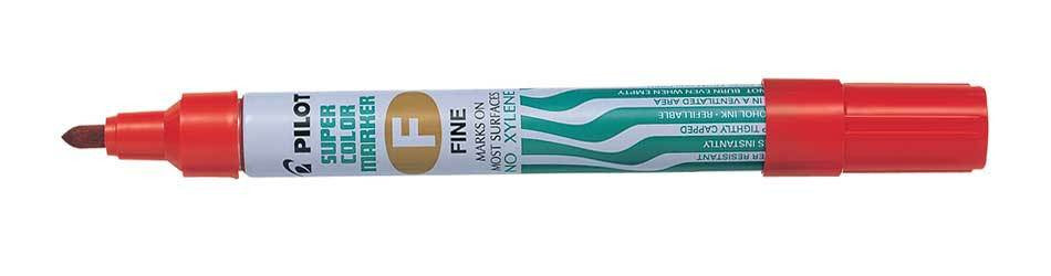 PILOT SUPER COLOR F MARKER RED – Samima