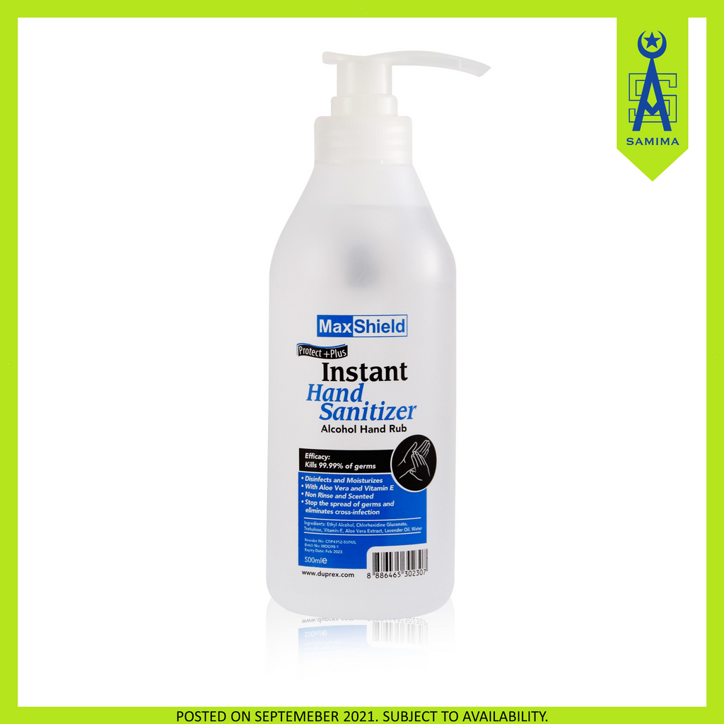 Maxshield CDP4952 Instand Hand Sanitizer Alcohol Hand Rub 500ml – Samima