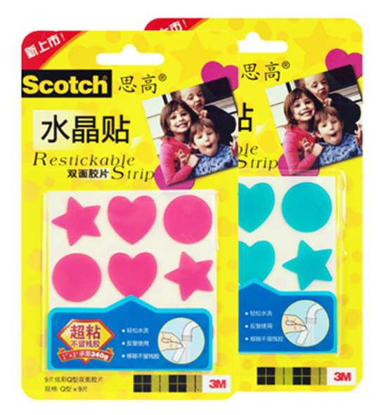 3M Scotch Restickable Shapes R100CS – Samima